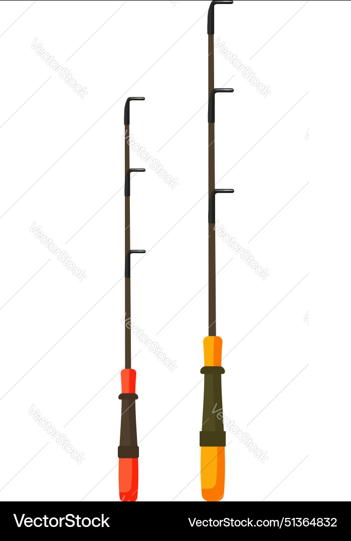 Fire poker and log grabber set isolated on white Vector Image