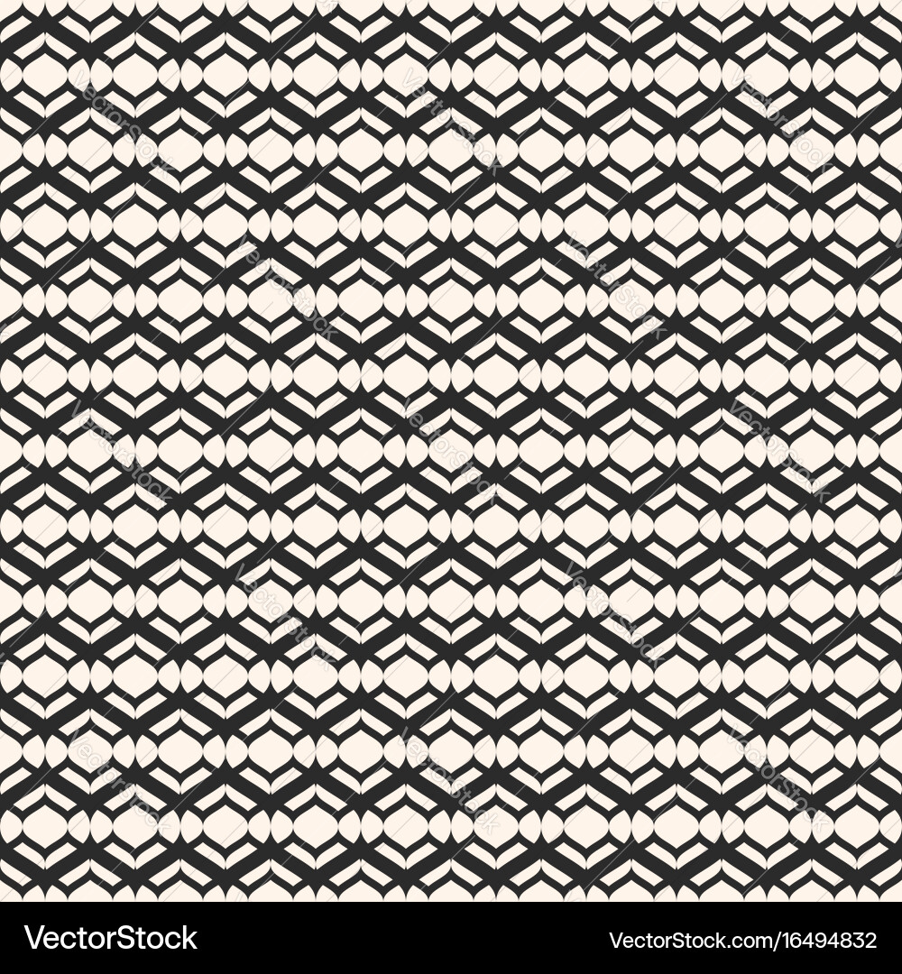 Lace pattern monochrome seamless texture Vector Image