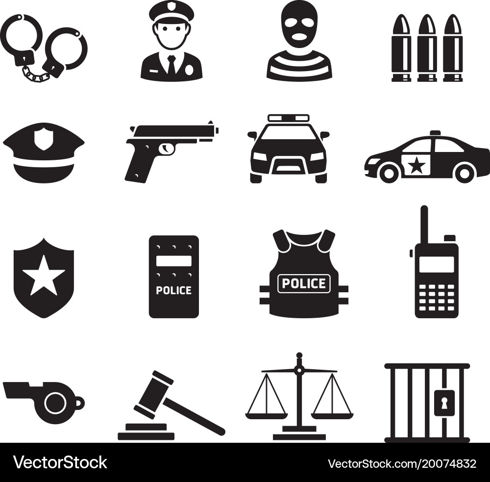 Police Car Silhouette Vector Images (over 1,200)