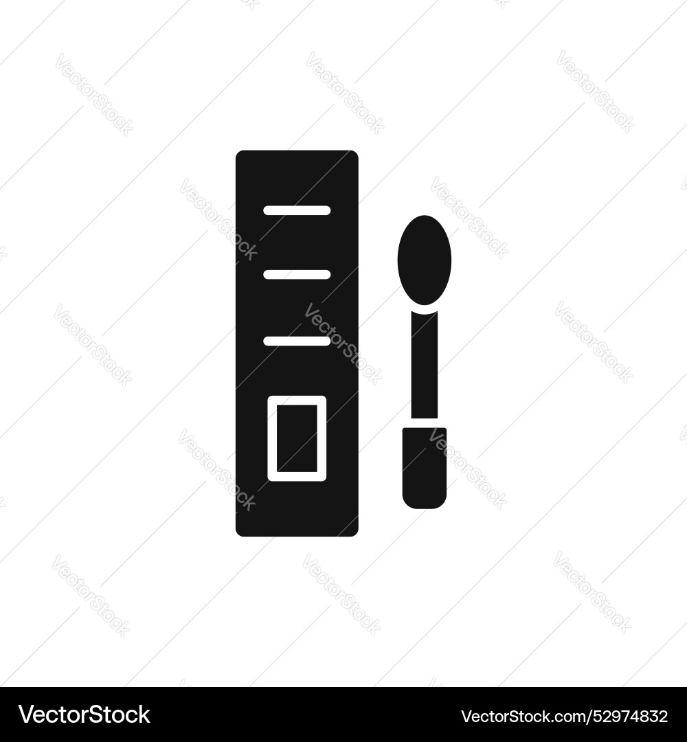 Rapid test icon symbol on white background design Vector Image