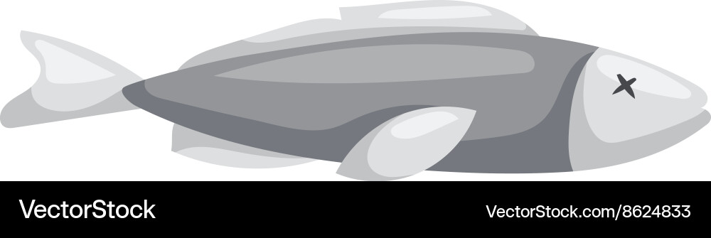 Dead fish Royalty Free Vector Image - VectorStock