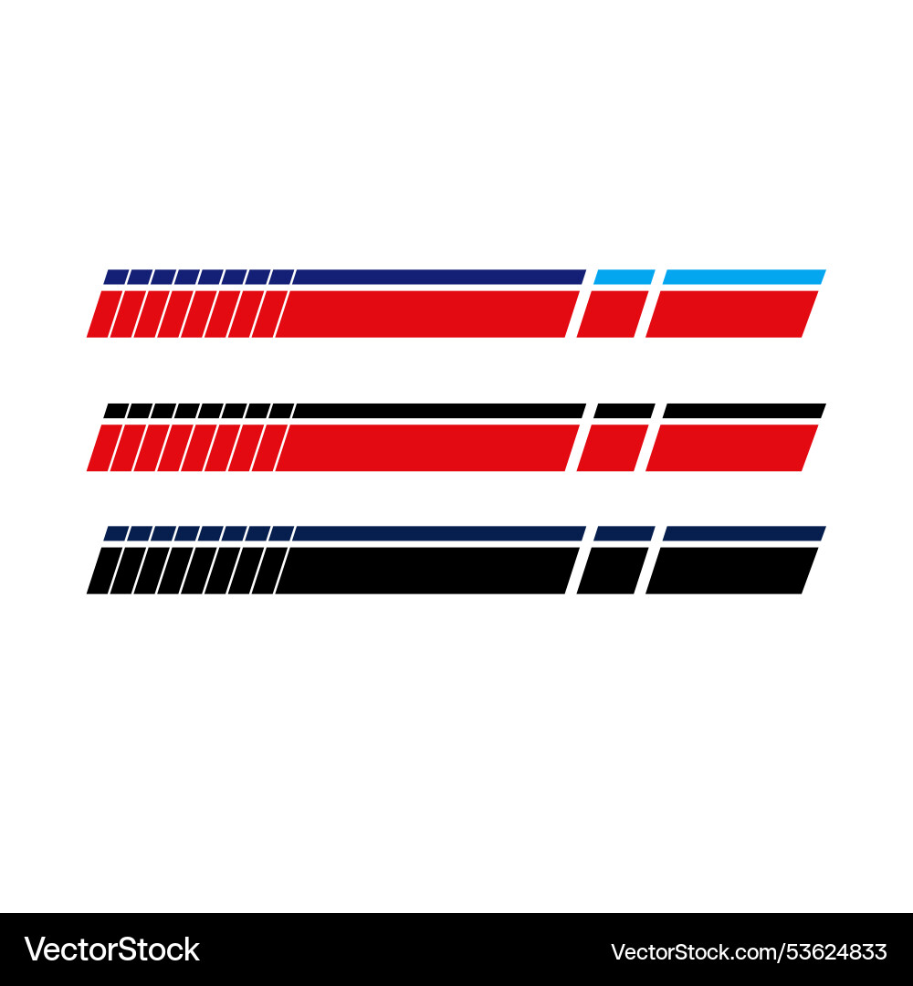 Decal car livery body Royalty Free Vector Image