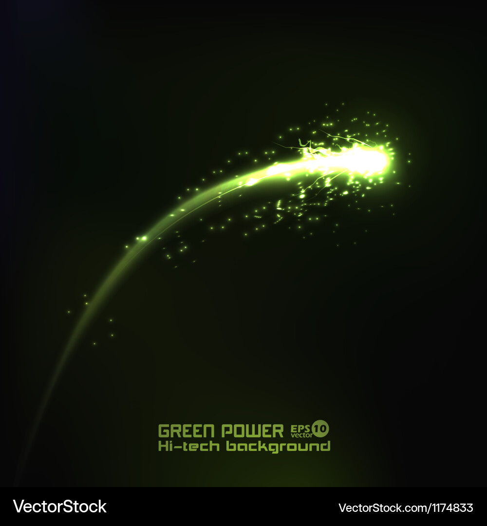 Green power Royalty Free Vector Image - VectorStock