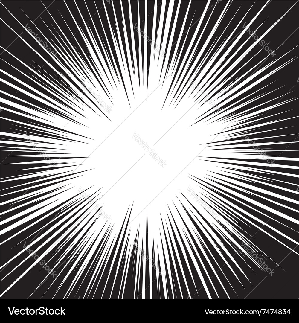 Comic book speed horizontal lines background Vector Image