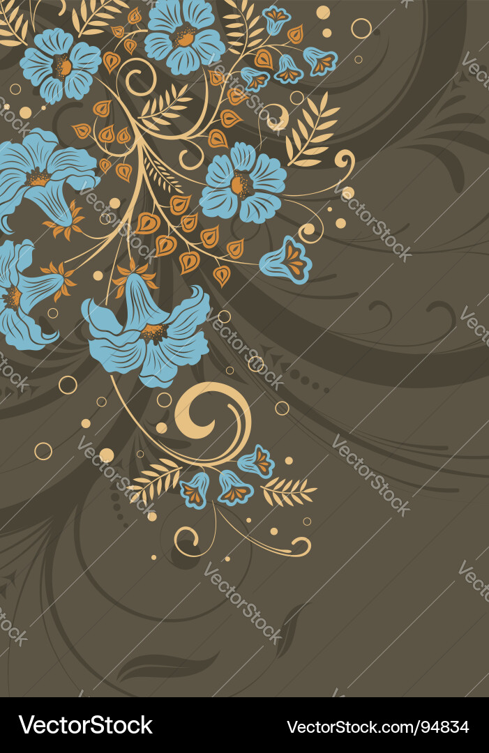 Floral Pattern Background Royalty Free Vector Image