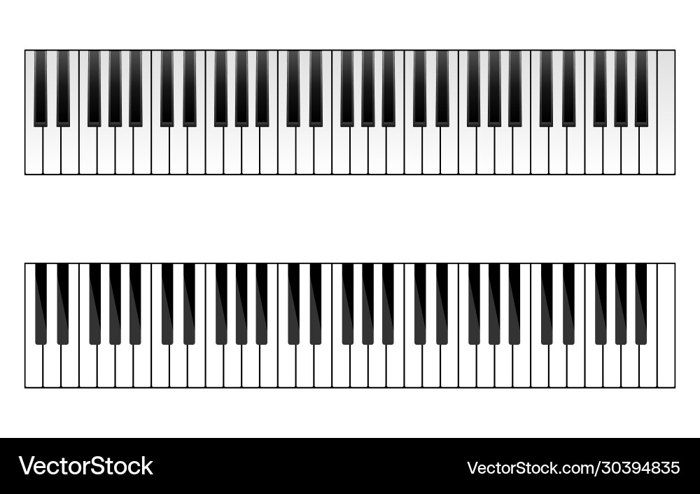 Piano keyboard Royalty Free Vector Image - VectorStock