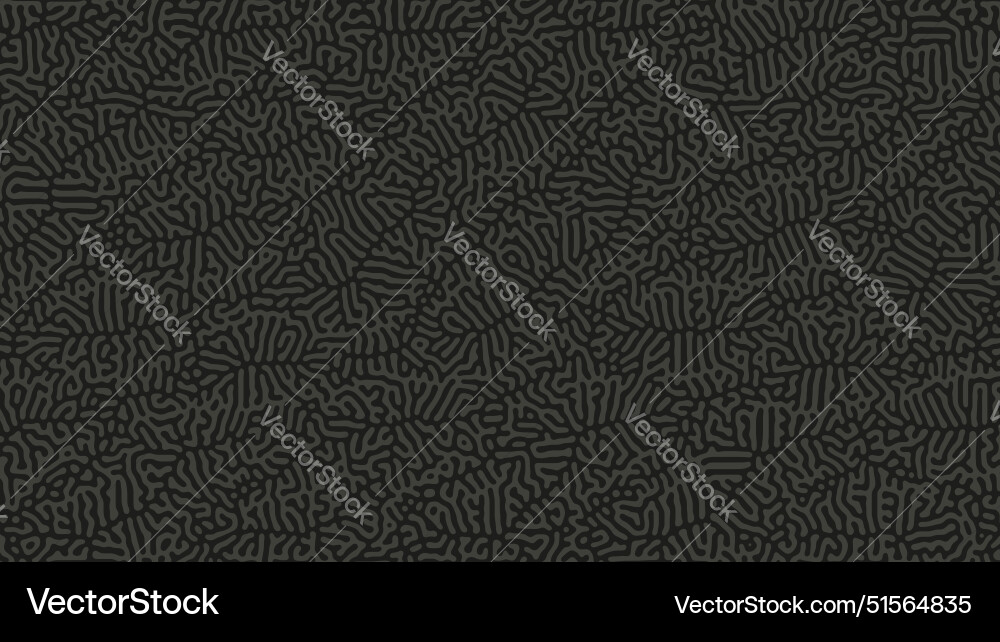 Turing diffusion texture organic pattern dark Vector Image