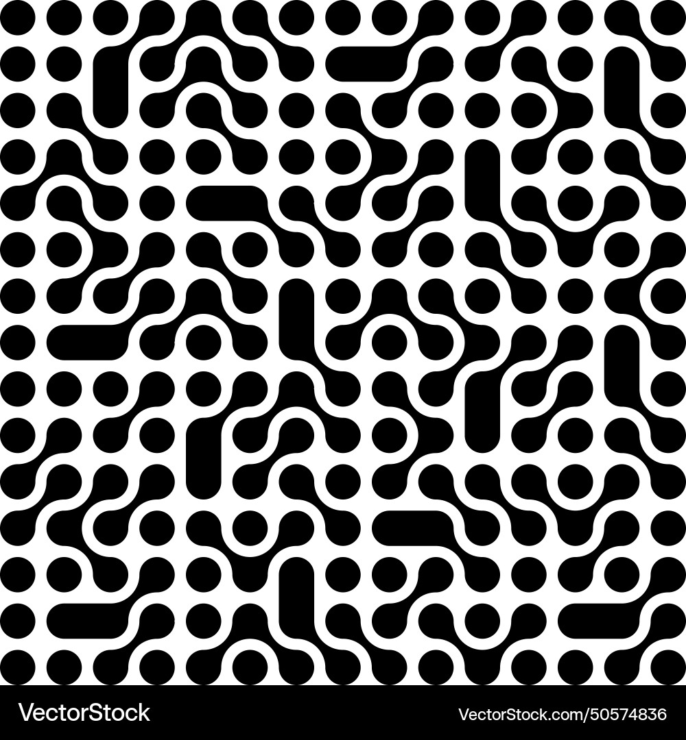 Blob seamless pattern Royalty Free Vector Image