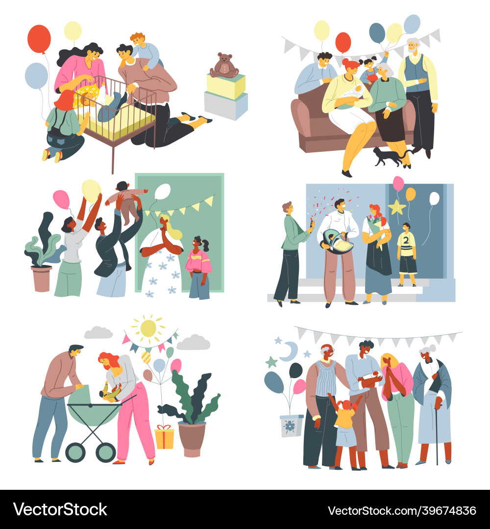 Kid birthday celebration and festivity Royalty Free Vector