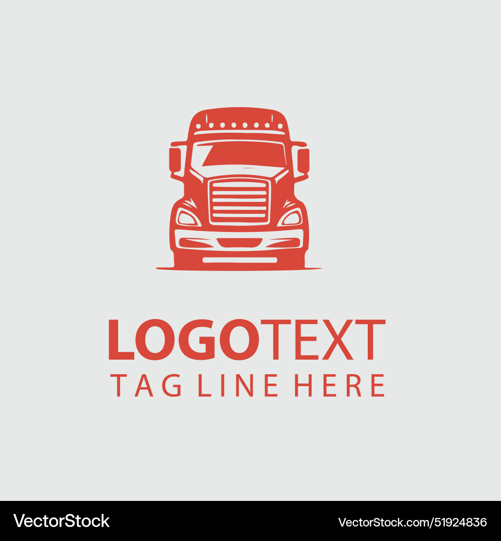 Trucking logo Royalty Free Vector Image - VectorStock