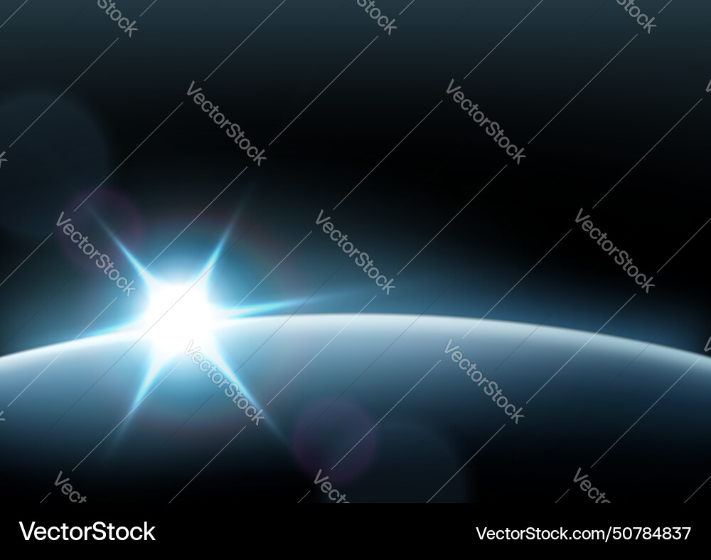 Blue rays rising background Royalty Free Vector Image