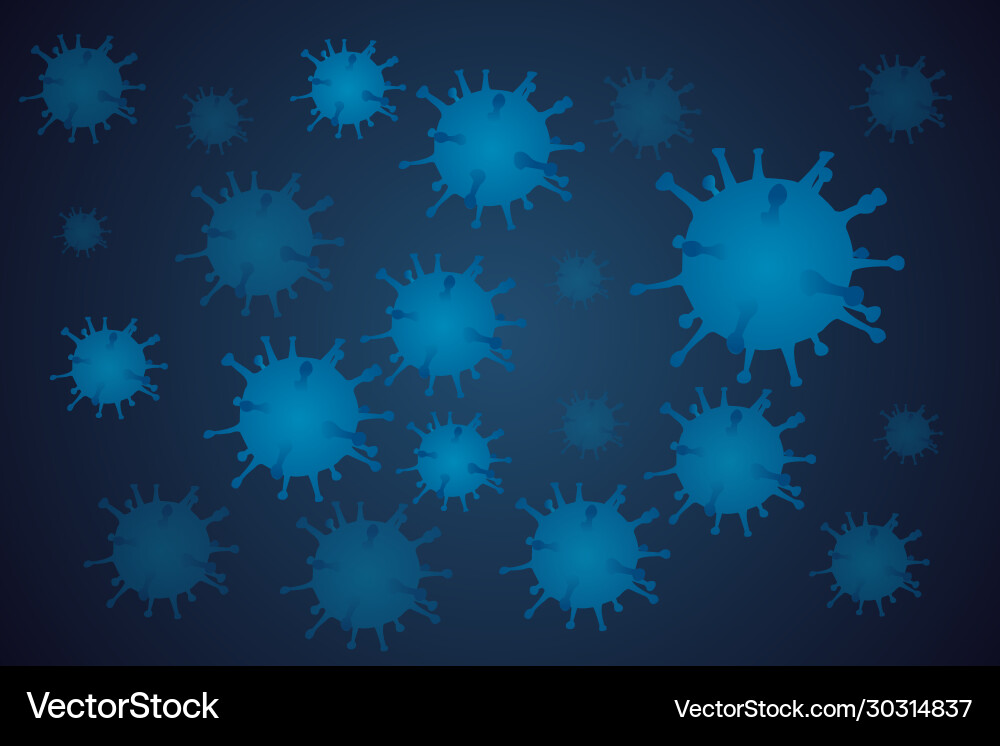 Corona background Royalty Free Vector Image - VectorStock