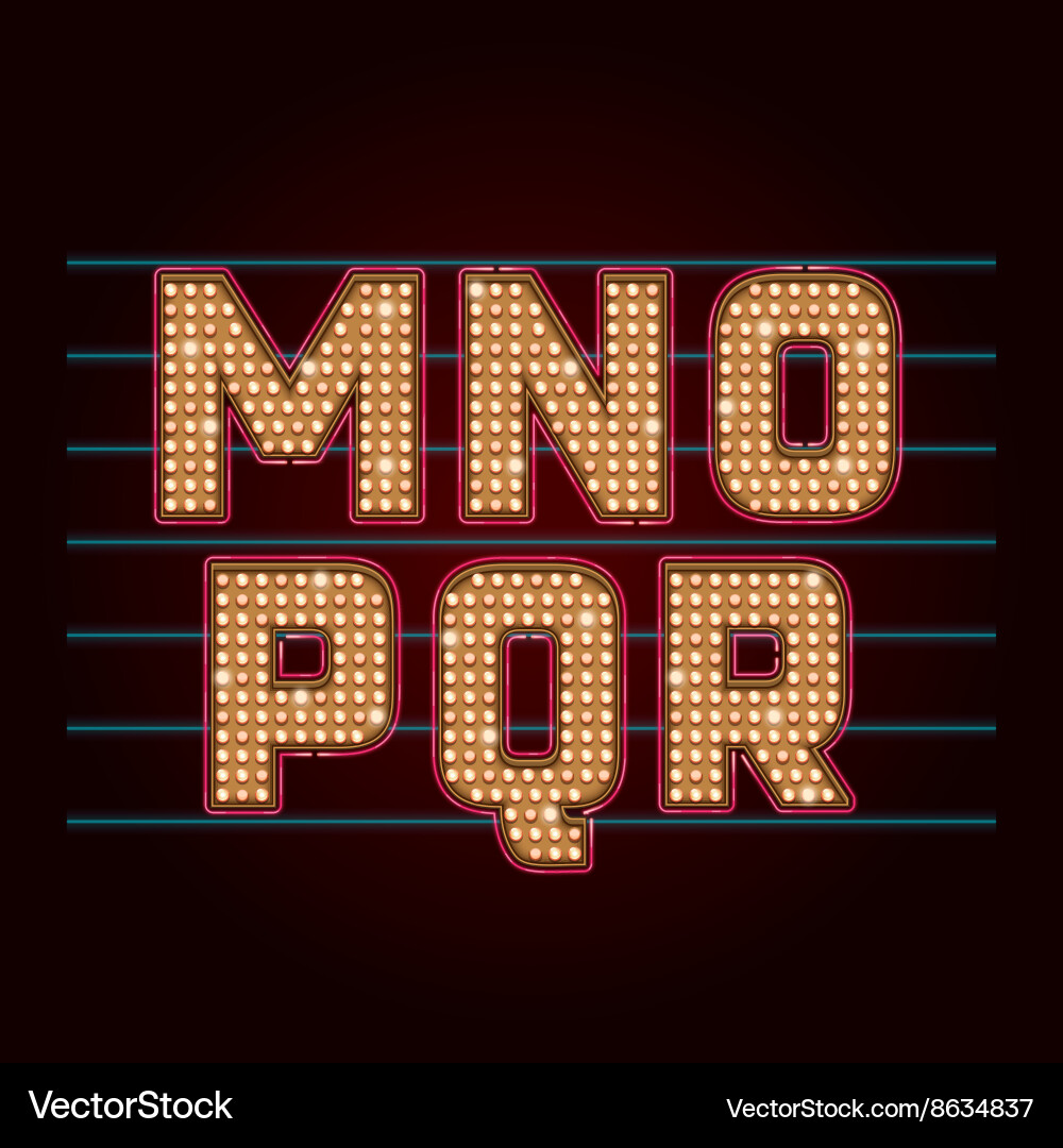 Neon Letter M Vector Images (over 720)