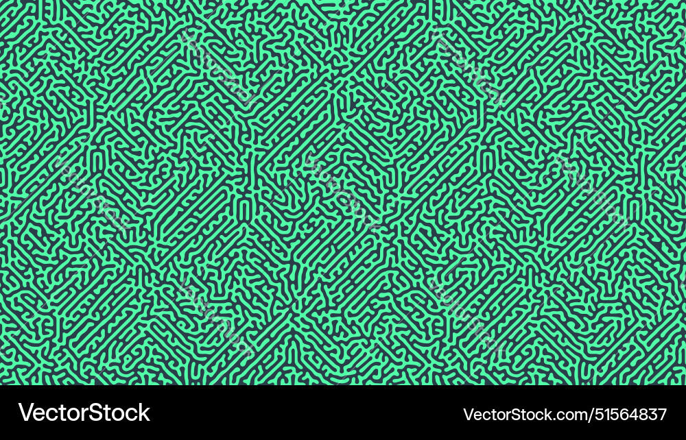 Turing diffusion effect psychedelic structure Vector Image