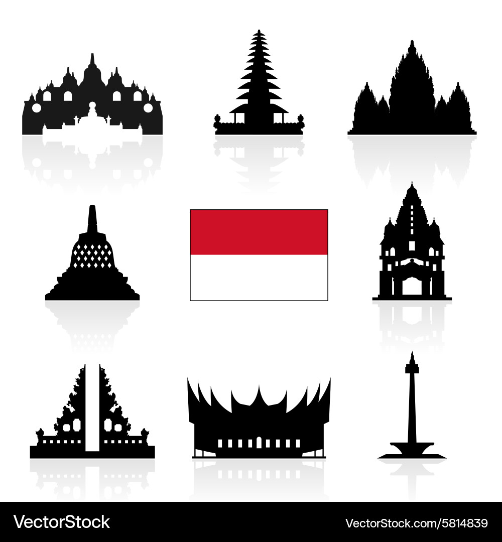 Indonesia icon Royalty Free Vector Image - VectorStock