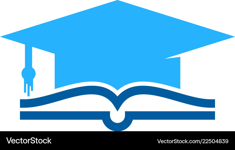 Study book logo icon design Royalty Free Vector Image