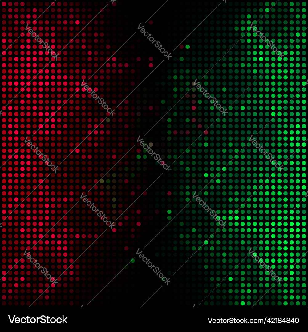 Led screen dot rgb background television Vector Image