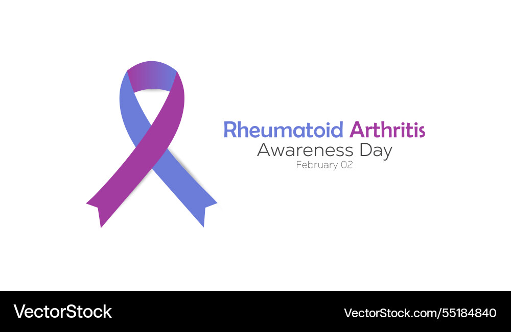 Rheumatoid arthritis awareness day Royalty Free Vector Image