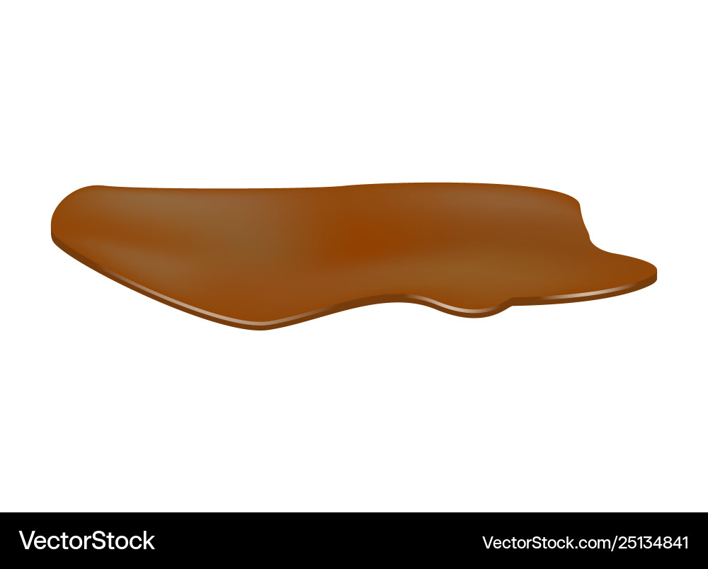 Chocolate Mud Splash Clipart Royalty Free Vector Image