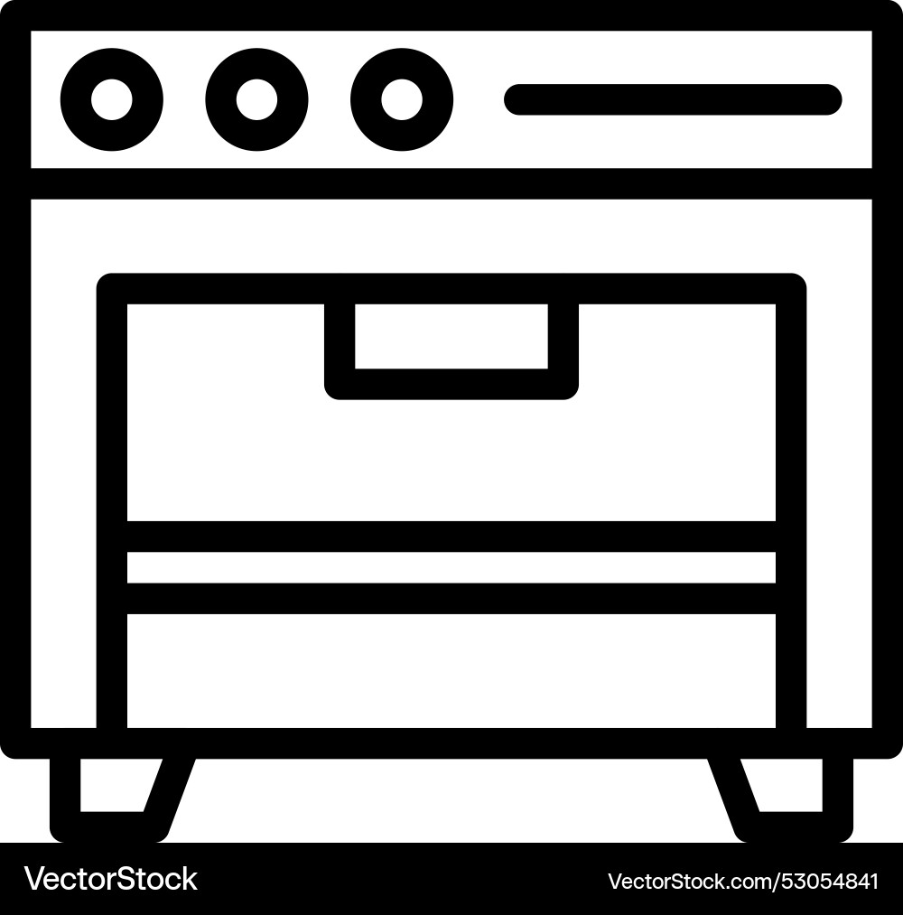 Cooking stove icon design Royalty Free Vector Image