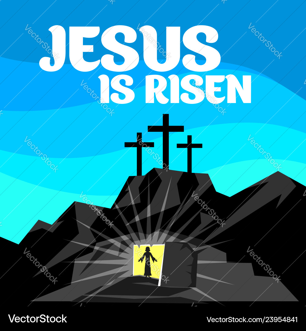 Resurrection of jesus Vector Images & Graphics for Commercial Use ...