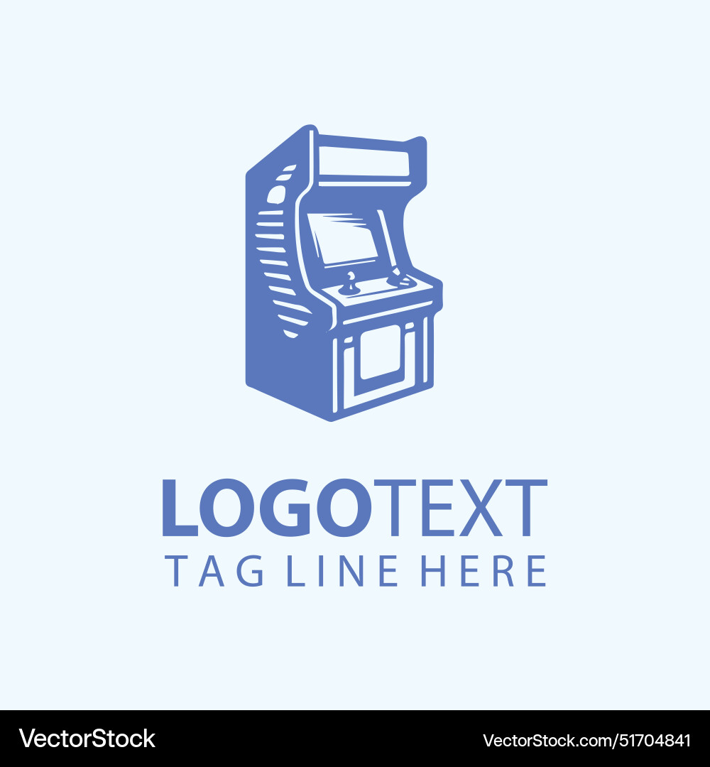 Gaming machine logo Royalty Free Vector Image - VectorStock