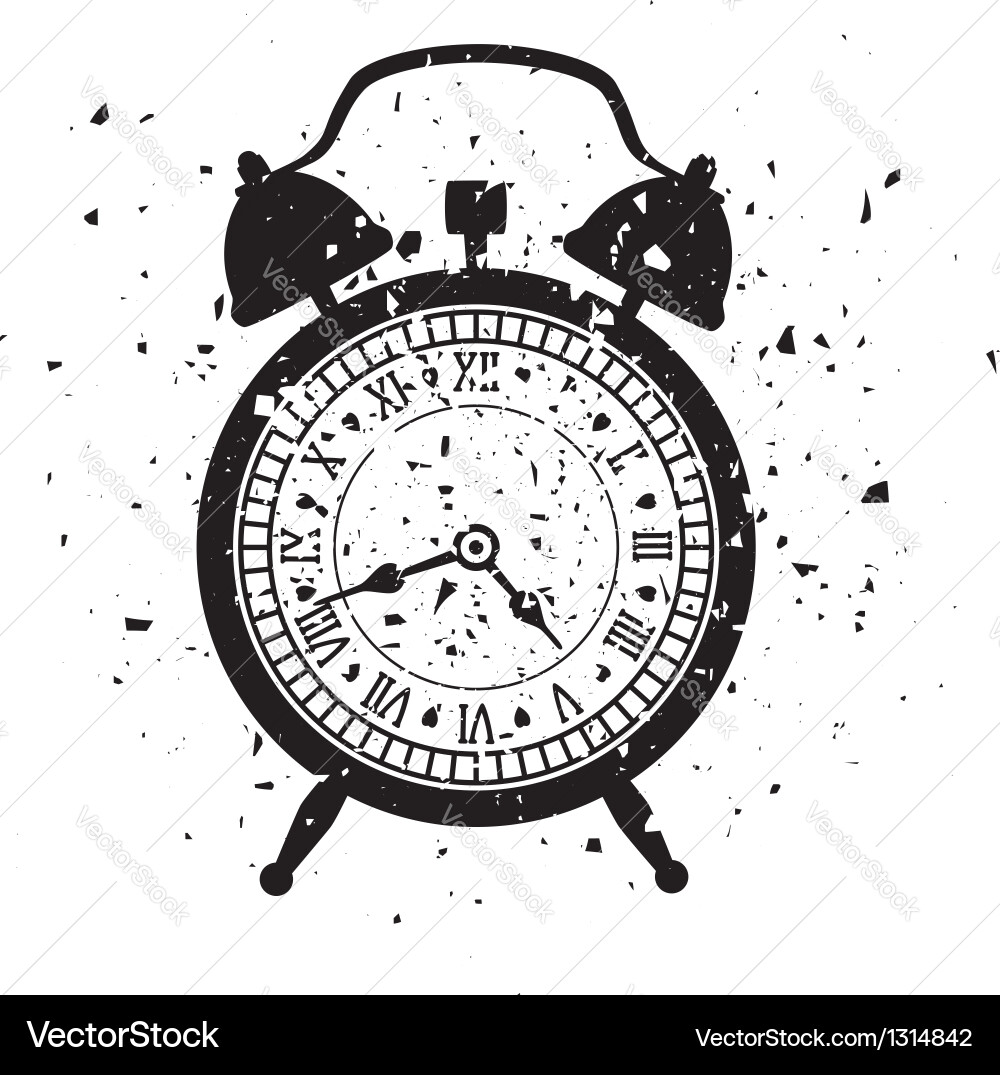 Alarm clock Royalty Free Vector Image - VectorStock