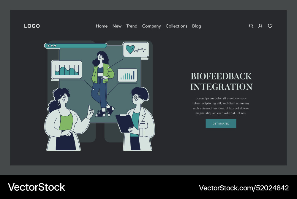 Biohacking flat Royalty Free Vector Image - VectorStock