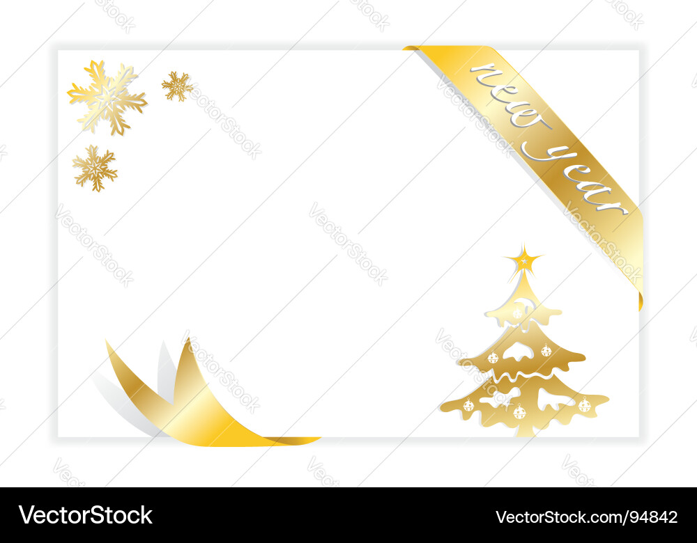 Christmas frame Royalty Free Vector Image - VectorStock