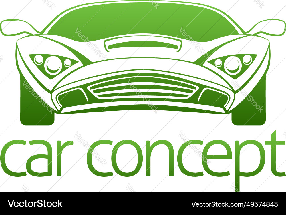 Luxury car concept Royalty Free Vector Image - VectorStock