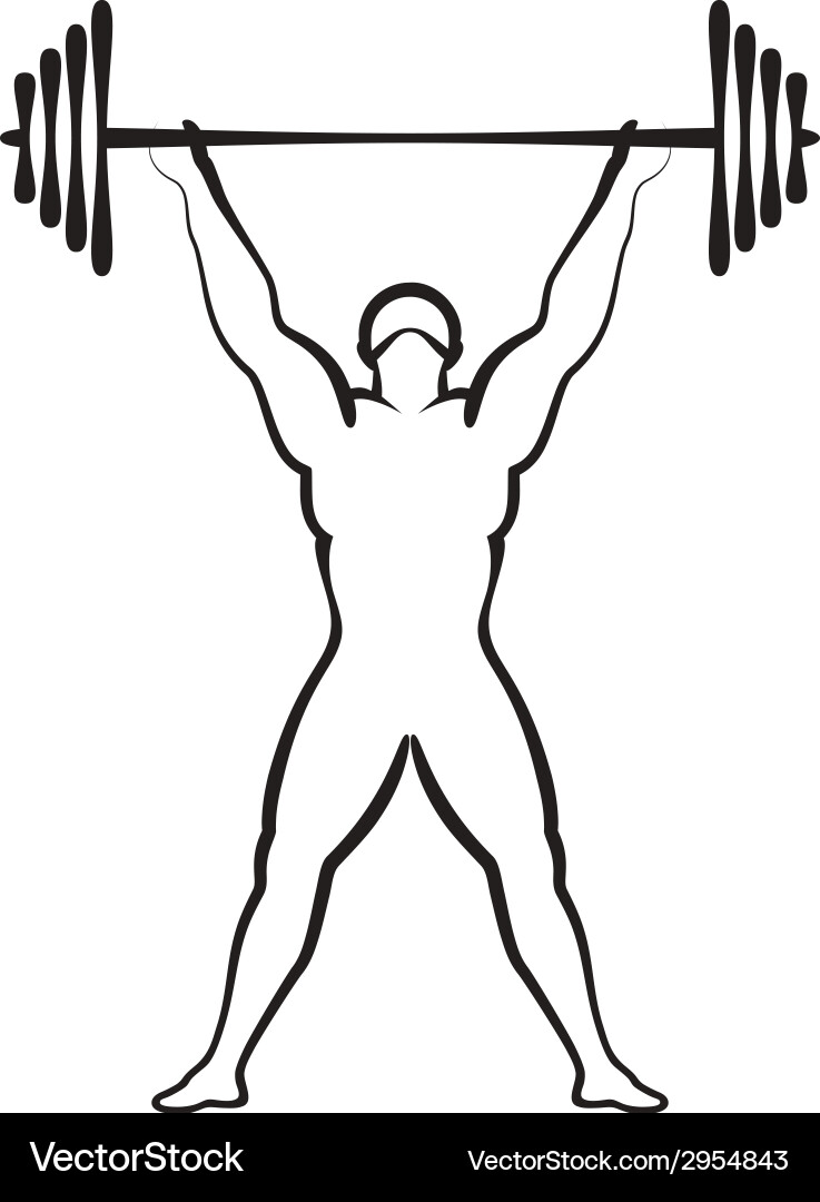 Powerlifting Royalty Free Vector Image - VectorStock