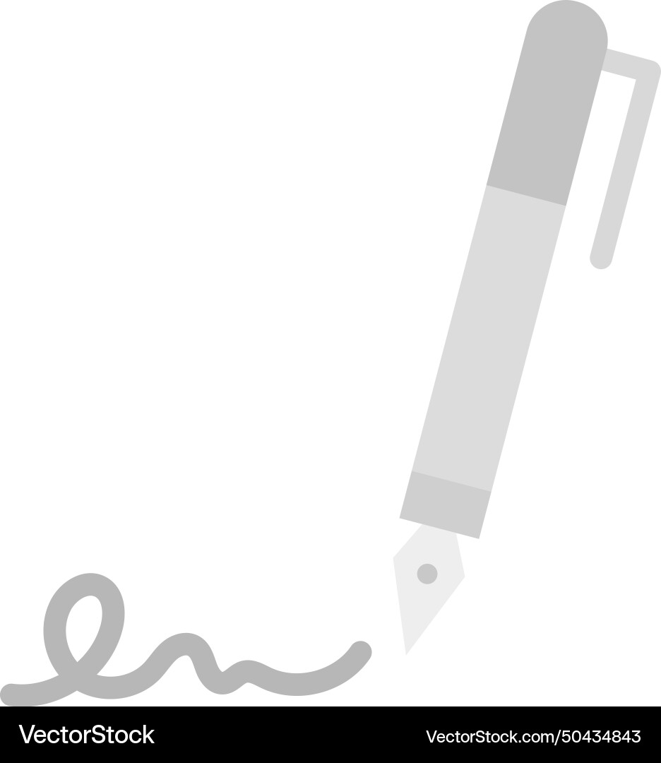 Signatures icon image Royalty Free Vector Image