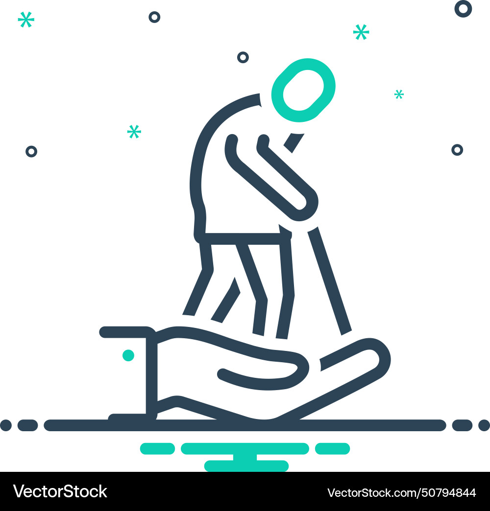 Elder care Royalty Free Vector Image - VectorStock