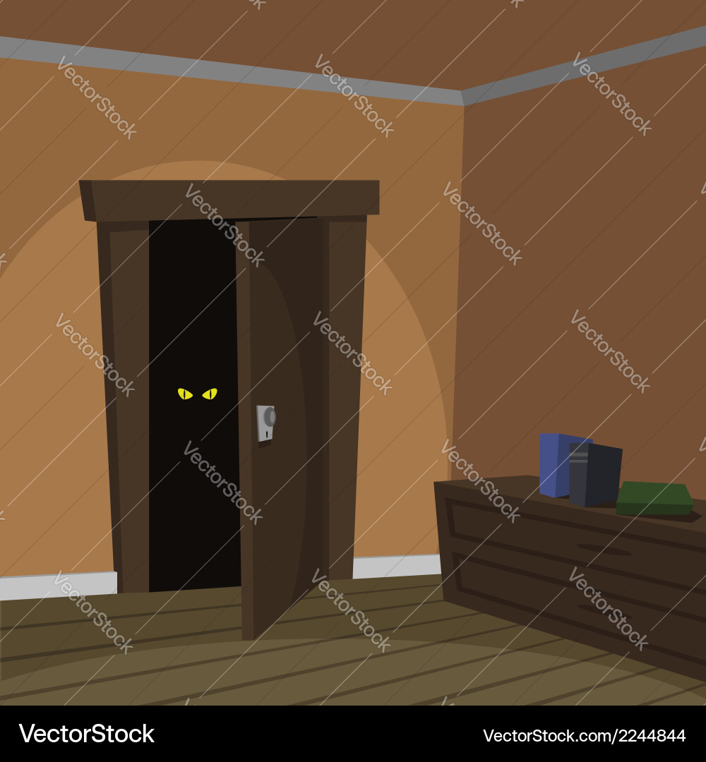 Mystery room Royalty Free Vector Image - VectorStock