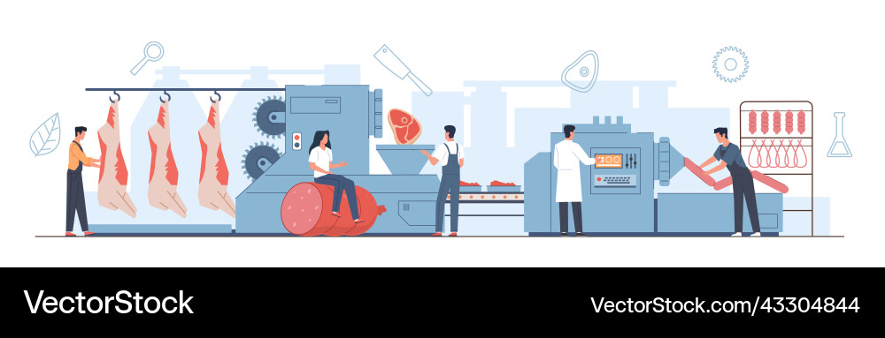 Natural production industry concept flat style Vector Image