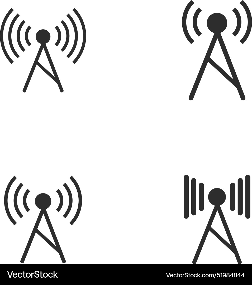 Wireless network icon Royalty Free Vector Image