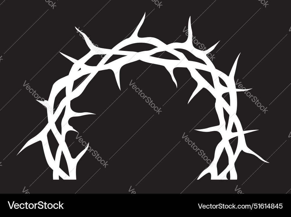 Crown of thorns image Royalty Free Vector Image
