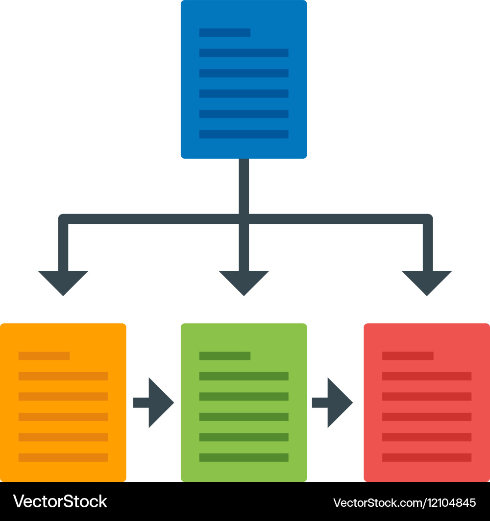 Flowchart Royalty Free Vector Image - VectorStock