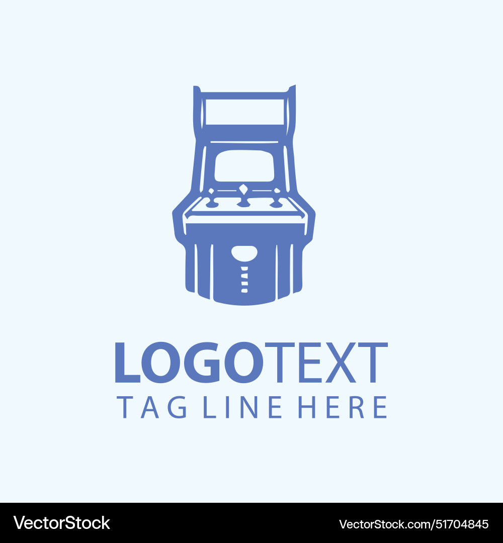 Gaming machine logo Royalty Free Vector Image - VectorStock