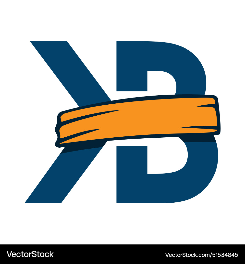 Knit bk logo b k initial letter design graphic Vector Image