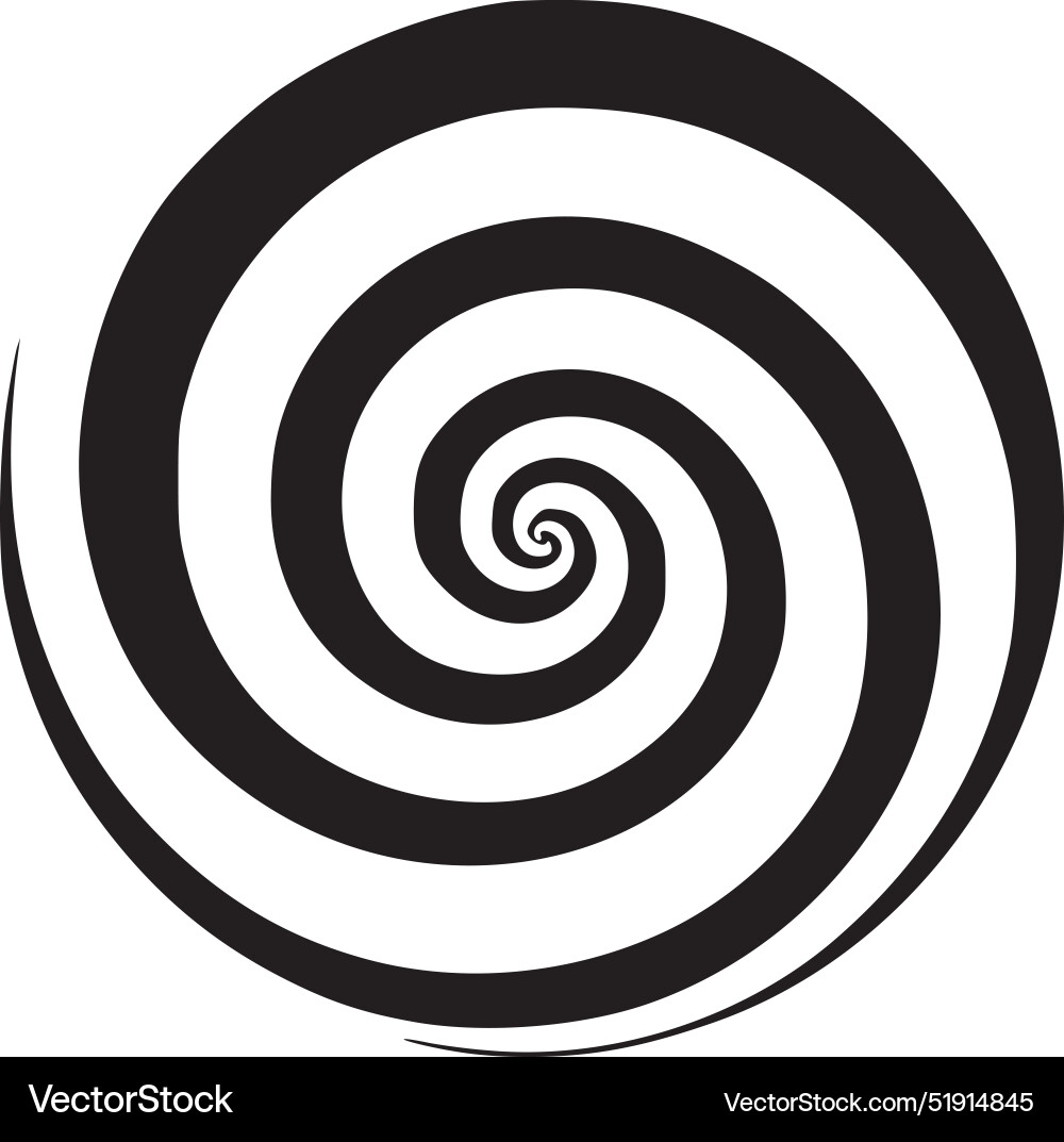 Spiral - high quality logo ideal for t-shirt Vector Image