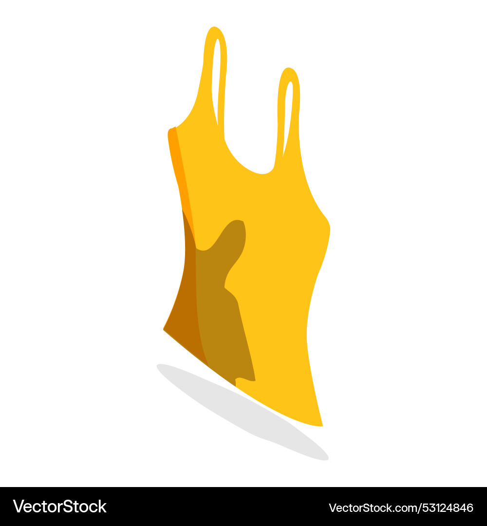 3d isometric flat set of dirty clothes Royalty Free Vector