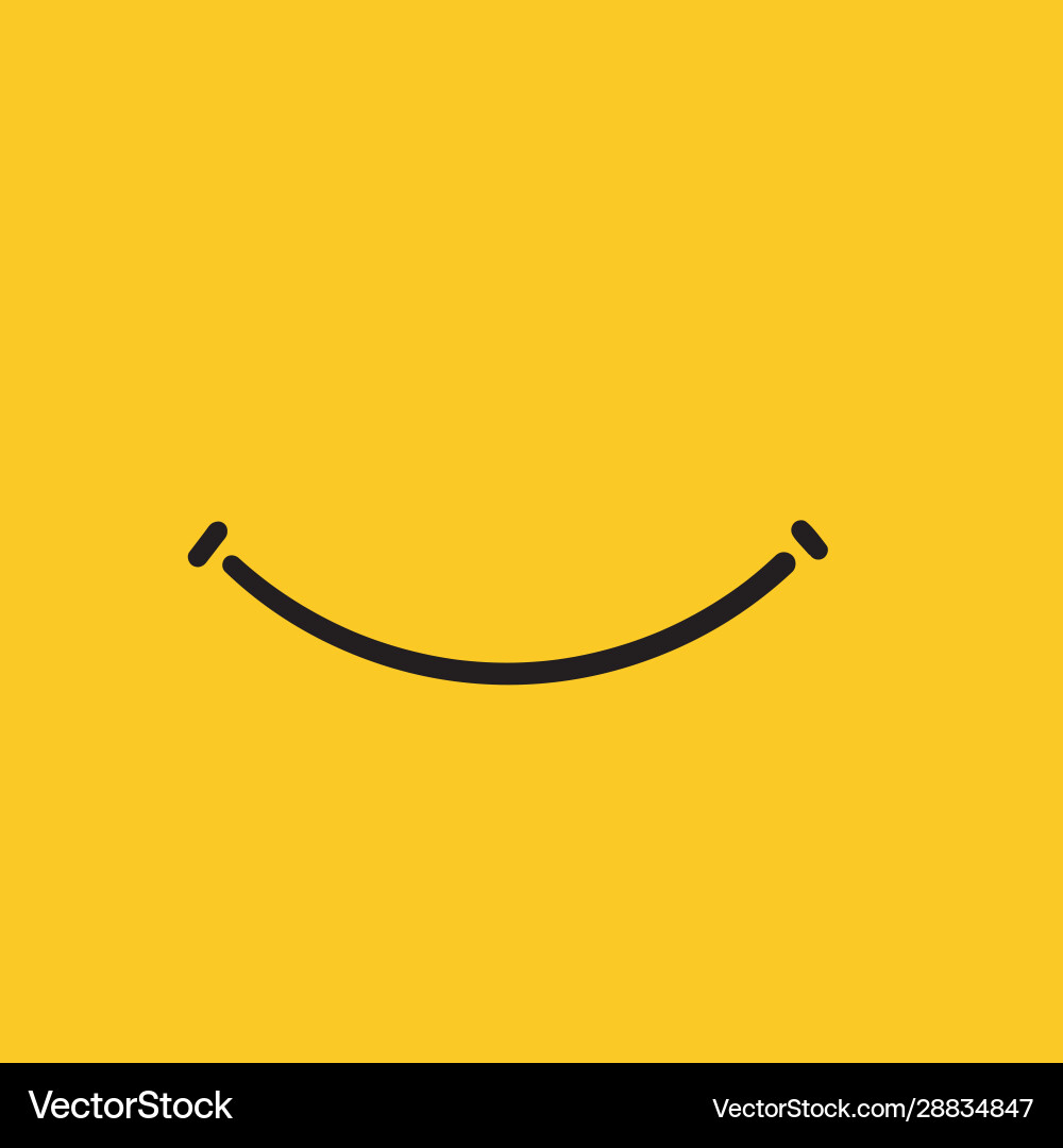 Smiling Face Icon - Doodle Style Royalty Free Vector Image