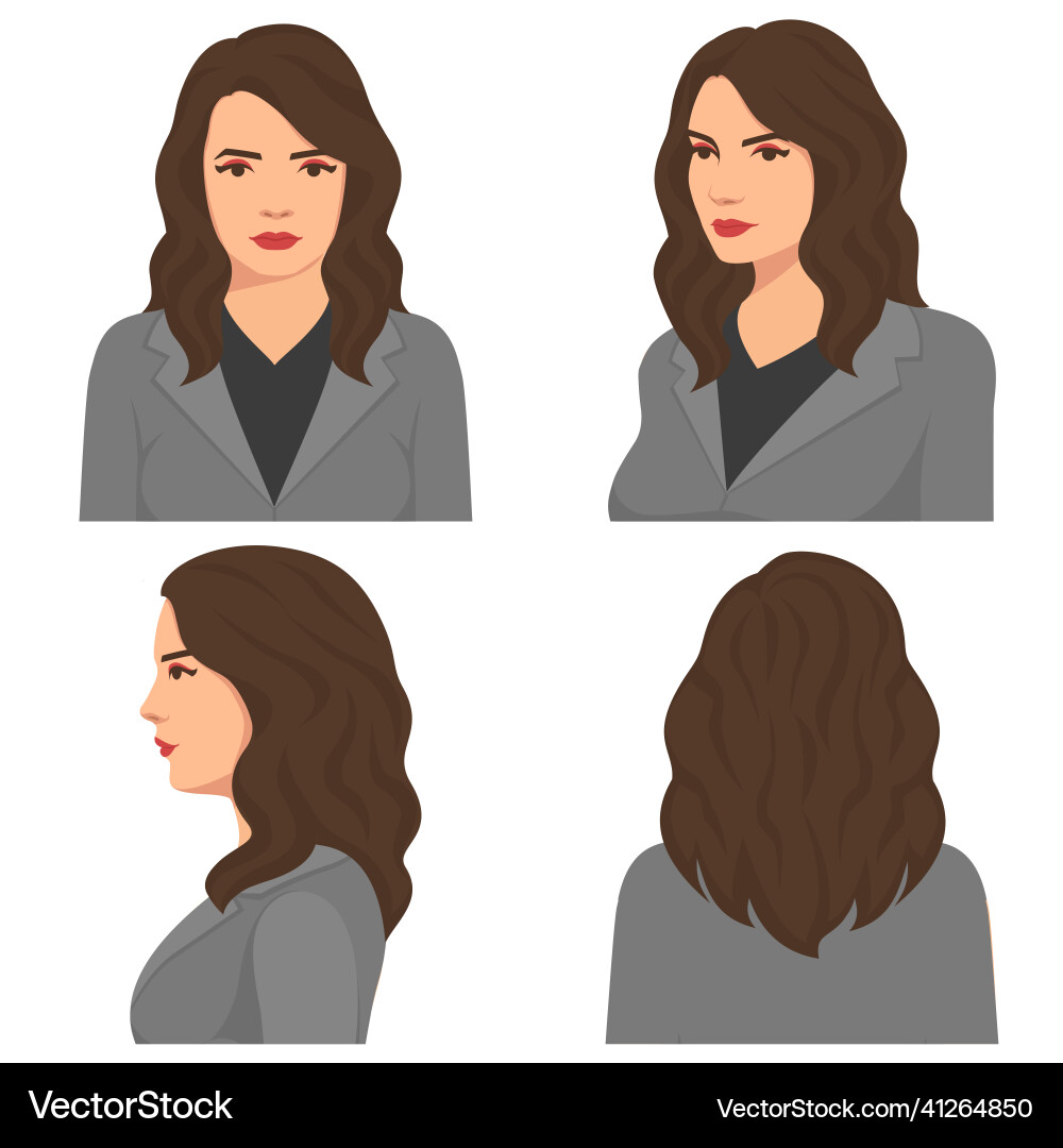 Beautiful woman face Royalty Free Vector Image