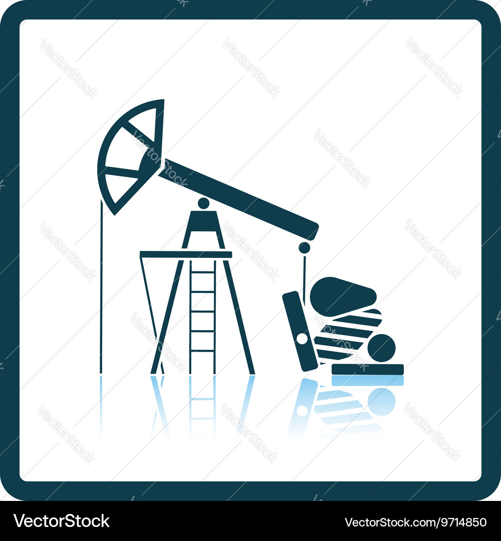 Oil pump icon Royalty Free Vector Image - VectorStock