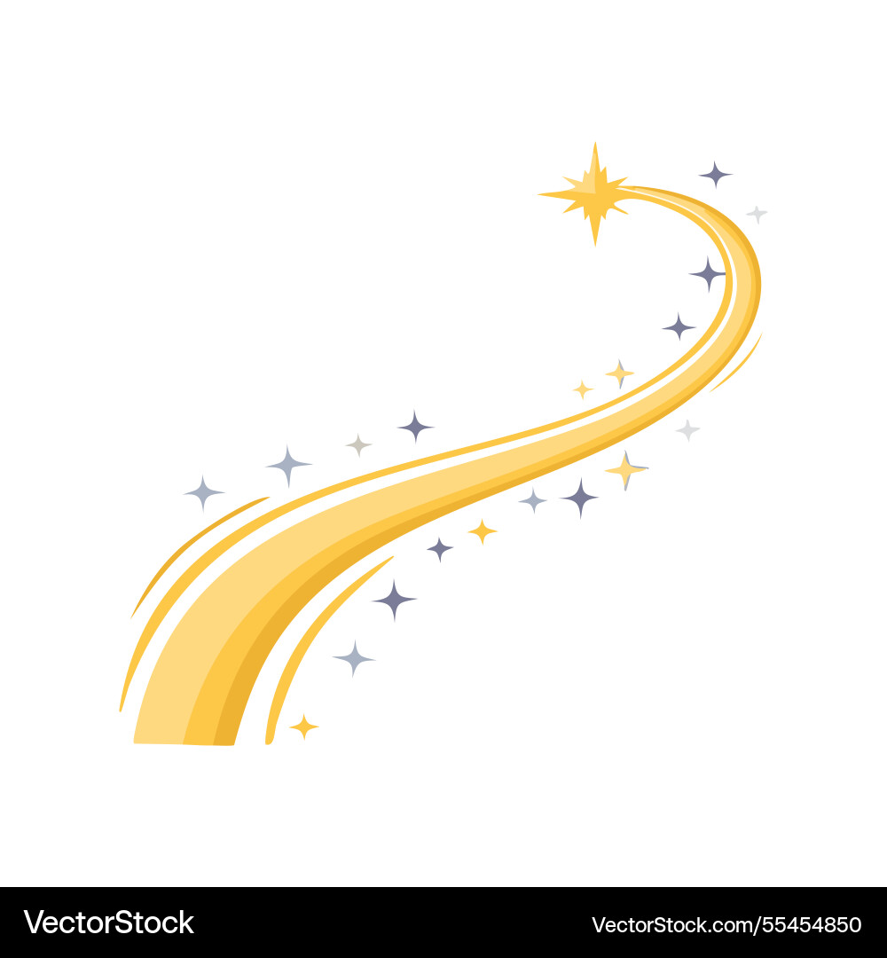 Sparkle stream Royalty Free Vector Image - VectorStock
