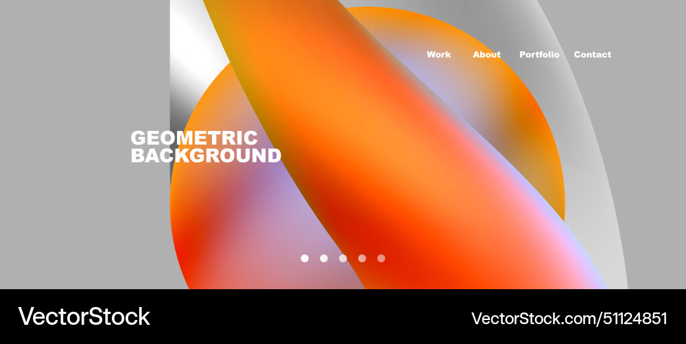 A geometric background with orange and purple Vector Image