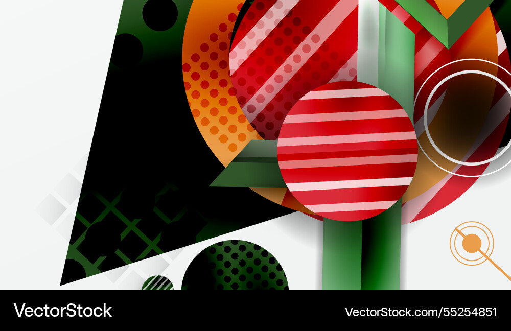 Dynamic complex geometric abstract background Vector Image