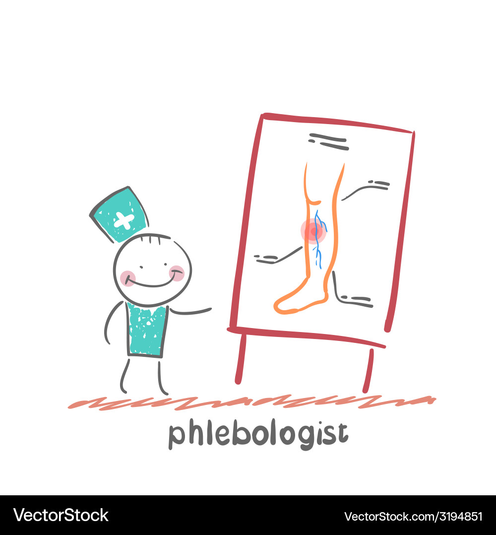 Phlebotomy and Vein Care Royalty Free Vector Image