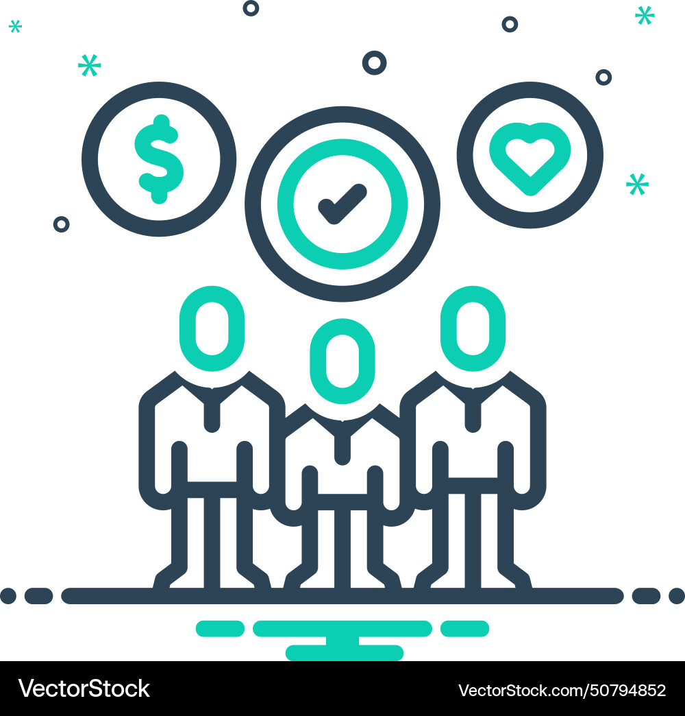 Employee allowance Royalty Free Vector Image - VectorStock